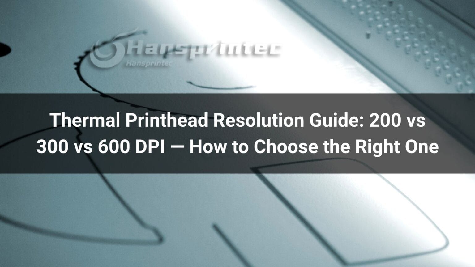Thermal Printhead Resolution Guide: 200 vs 300 vs 600 DPI — How to ...